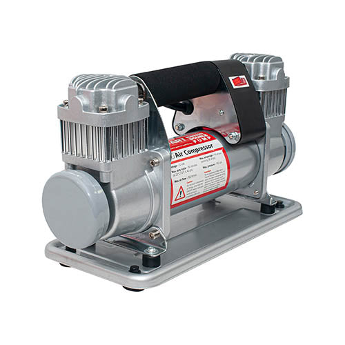 Heavy Duty 12V Double Pump Portable Air Compressor - Britpart XS - DA2 ...
