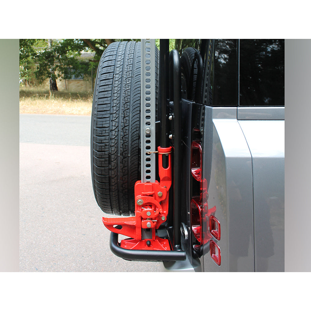 Land Rover Defender 2020> Spare Wheel Cradle & Jack Mount - Safety Dev ...