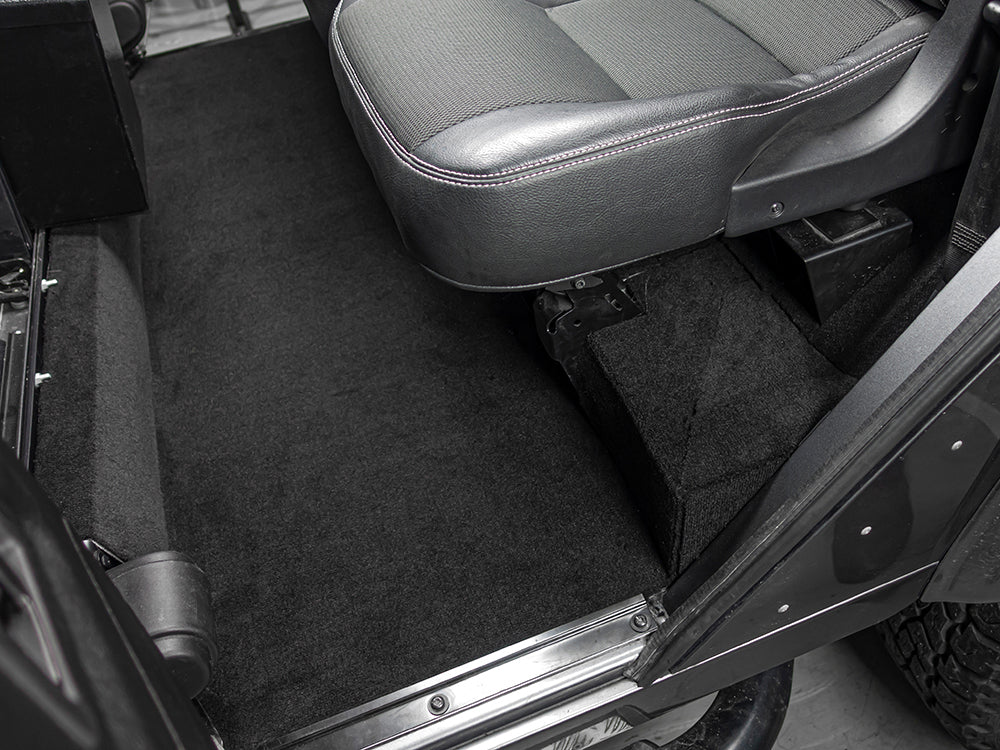 Land Rover Defender 110/130 2nd Row Carpet Set Commercial with Door Re – Trek Overland Ltd