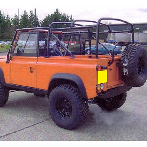 Land Rover Defender 90 Soft Top External / Internal Roll Cage - Safety ...