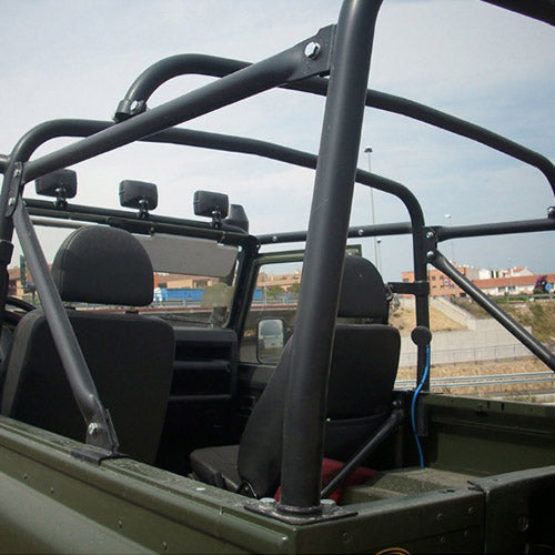 Land Rover Defender 90 Soft Top External / Internal Roll Cage - Safety ...