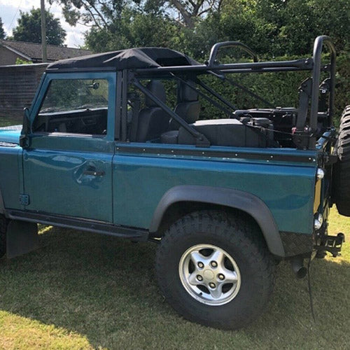 Land Rover Defender 90 Heavy Duty Hood Sticks L236 - Safety Devices ...
