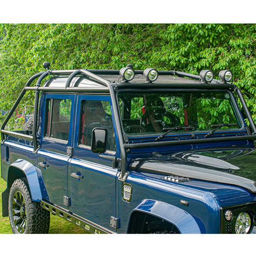 Land Rover Defender 110 Double Cab External Roll Cage - Safety Devices ...