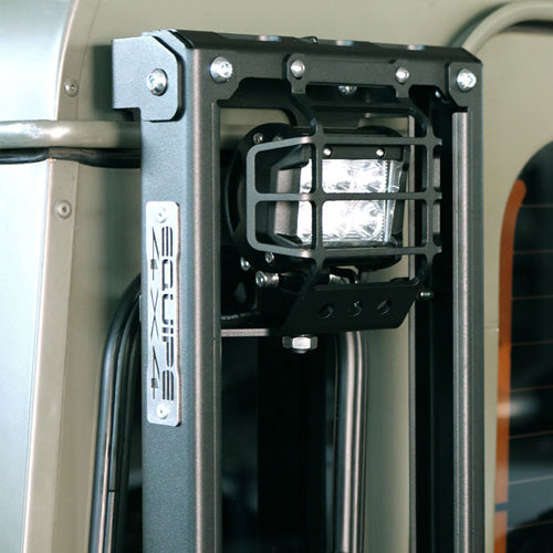 Land Rover Defender Ladder with LED Light and Guard - Equipe 4x4 - S00 ...