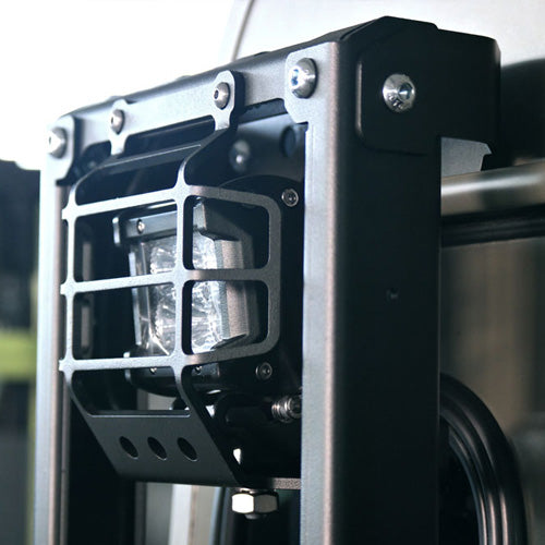 Land Rover Defender Ladder with LED Light and Guard - Equipe 4x4 - S00 ...