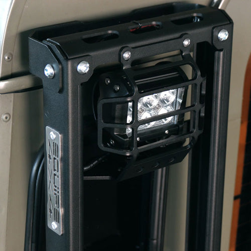 Land Rover Defender Ladder with LED Light and Guard - Equipe 4x4 - S00 ...