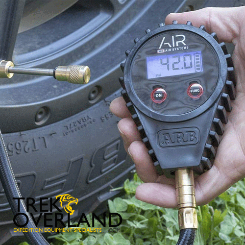 ARB E-Z Tyre Deflator Digital Gauge In Black / Blue Soft PVC Case - AR ...